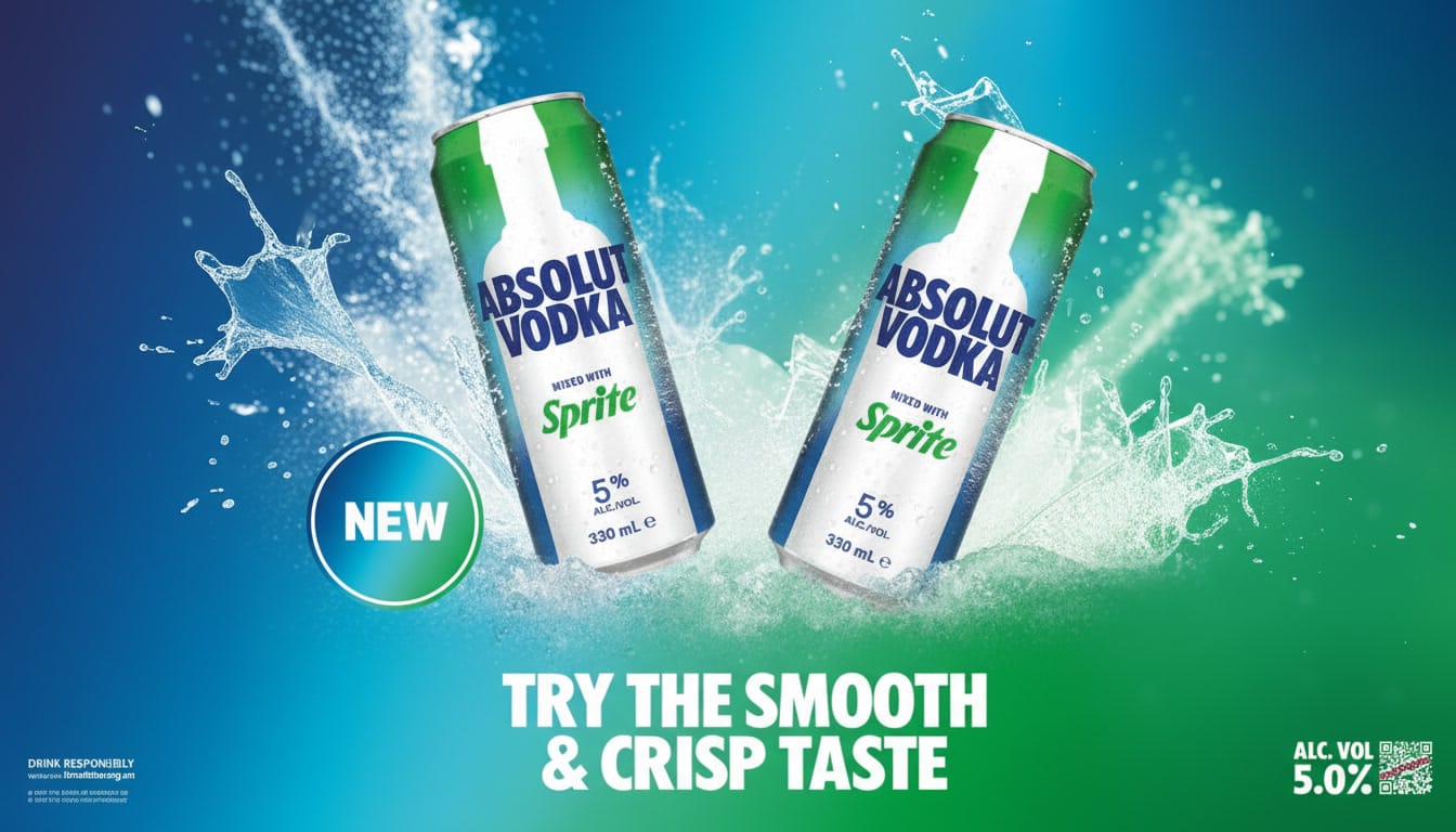 Absolut & Sprite Launch Pre-Mixed Cans Down Under: The Ultimate Summer ...